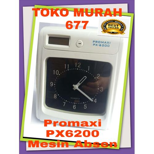 Jual PROMAXI PX-6200 - Mesin Absen Check Lock/Absensi Karyawan/Time ...