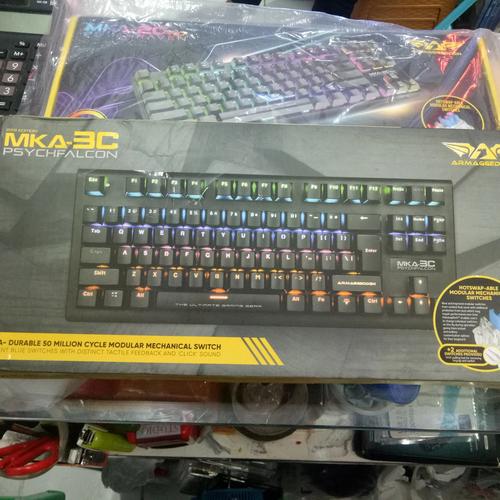 Jual KEYBOARD MECHANICAL ARMAGEDDON MKA-3C PSYCHFALCON RGB TKL - Kota ...