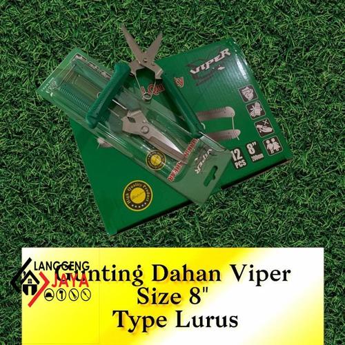 Jual Gunting Dahan Ranting Tanaman Taman Bengkok Dan Lurus 8 Inch Bagus ...