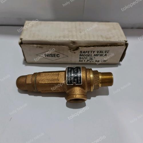 Jual Hisec Safety Valve 1/2 inch Kuningan 10 kg/cm2-Taiwan - Jakarta ...