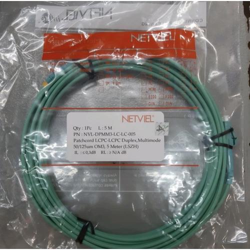Jual Netviel PatchCord LC-LC 1 meter Duplex Multimode OM3 LSZH ...