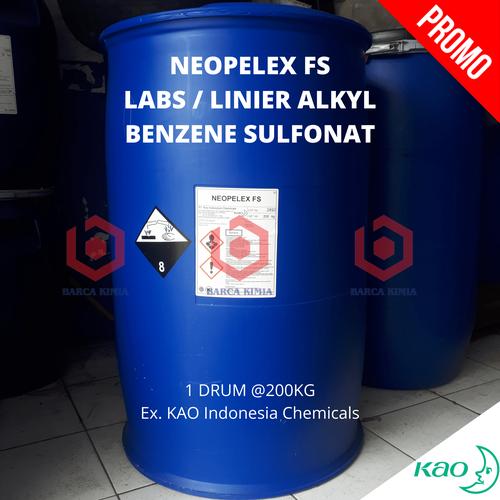 Jual NEOPELEX FS / LABS 1 DRUM 200 KG Ex. KAO | BAHAN SABUN KIMIA ...