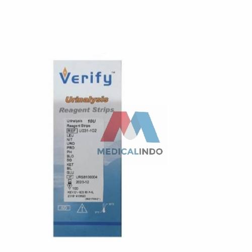 Jual Strip Urine Verify 10 Parameter 10P Urinalysis Reagent Strip isi ...