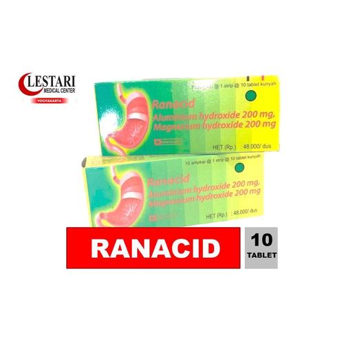 Jual Ranacid 10 Kaplet (1 Strip) - Obat Maag dan Gangguan Pencernaan ...