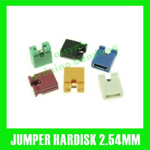Jual Jumper Pin Header 2,54mm Pitch Jumper hardisk 2 pin Jamper ...