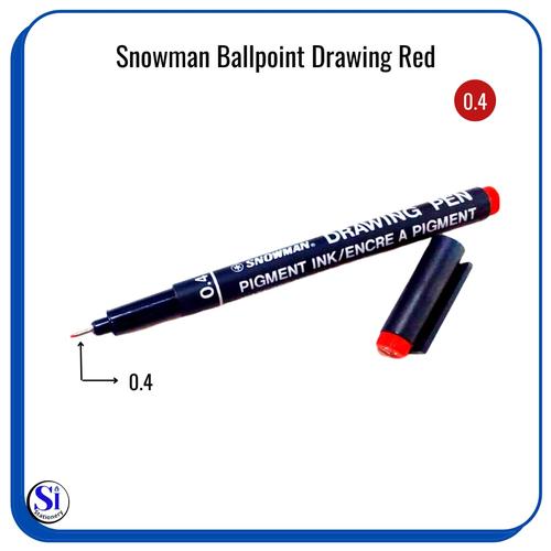 Jual Drawing Pen SNOWMAN FT 700 Red/Pen Gambar Snowman Merah - 0.1mm ...