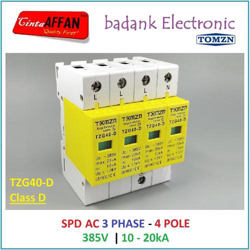 Jual [3 Phase] SPD AC 3P+N 385V 10-20kA Surge Protect Device - Jakarta ...