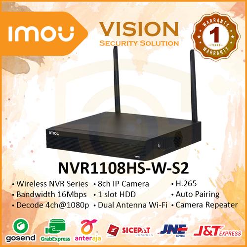 Jual NVR IP Imou 8ch Wi-Fi NVR1108HS-W-S2 1 HDD H.265 Wireless Series ...