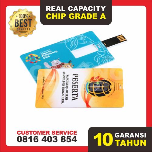 Jual Biaya Cetak / Print Flashdisk Kartu Custom Full Color 1 Sisi ...
