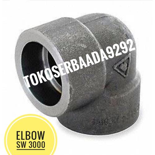 Jual Elbow Socket Weld 1/2" (90 derajat) class #3000 ; Elbow 1/2" SW ...
