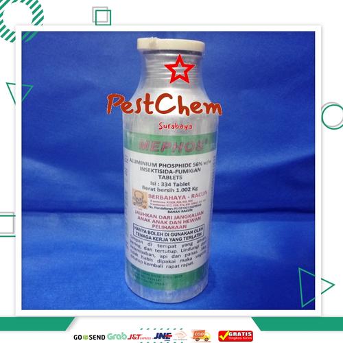 Jual Mephos 56 TB 334 Tablet Obat Fumigasi Bahan Komoditi Hama Gudang ...