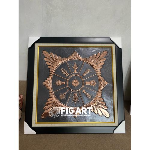 Surya Majapahit Logo KERAJINAN MAJAPAHIT | ANTARA Foto