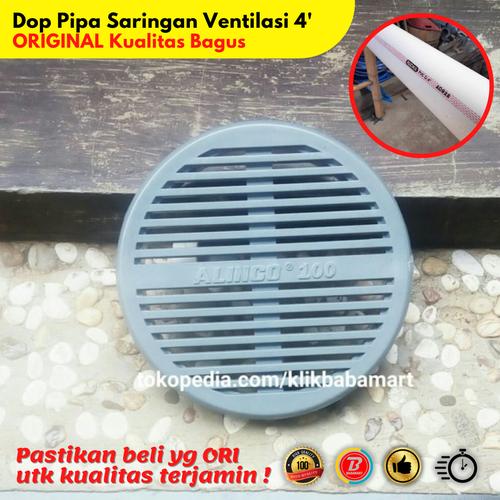Jual DOP TUTUP PIPA SARINGAN VENTILASI PIPA PVC PARALON WALET 4 INCH ...