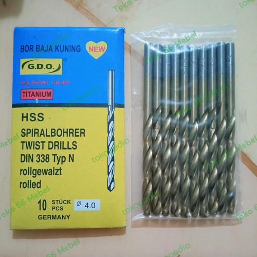 Jual Mata Bor Kuning GDO 4mm Untuk Besi dan Kayu - Kab. Pati - Toko 66 ...