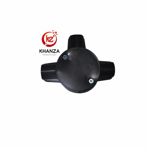 Jual Tee dus T dus 3 cabang Untuk pipa conduit 20mm Hitam - Kab. Bogor ...