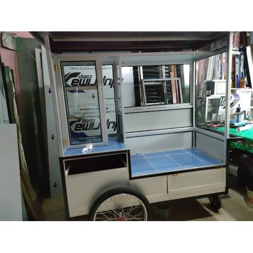Jual gerobak alumunium,gerobak cimol, gerobak bakso, gerobak martabak ...