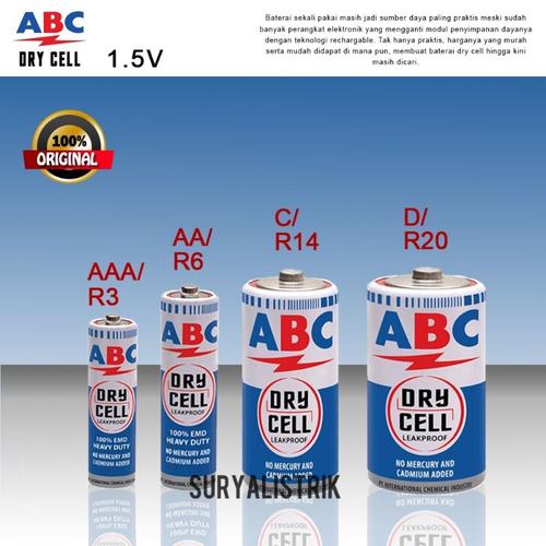 Jual Baterai ABC Biru Battery Batere ABC Biru - R14 - Kota Surabaya ...
