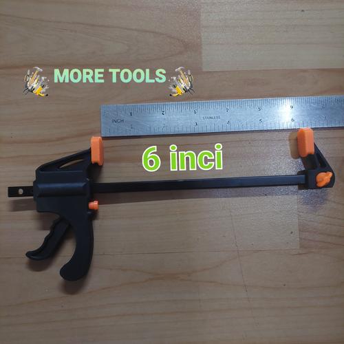 Jual Mini Quick Clamp 4 inch / Ratchet F Clamp / F Clamp kecil - 6 inci ...