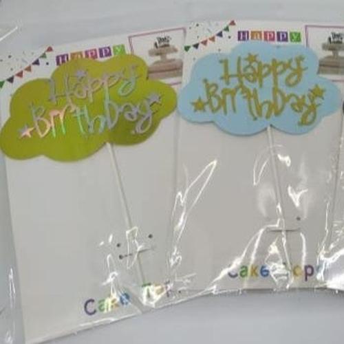 Jual topper kue ulang tahun awan, birthday cake topper - Kota Semarang ...