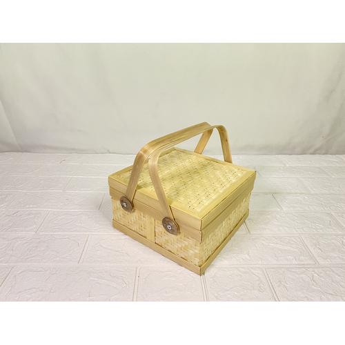 Jual Box Bambu | Rantang Bambu | Kotak Anyaman | Hampers Bambu | 20x20 ...