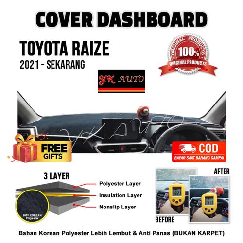 Promo Cover Dashboard Raize Premium Cover Dasboard Toyota Raize GR ...