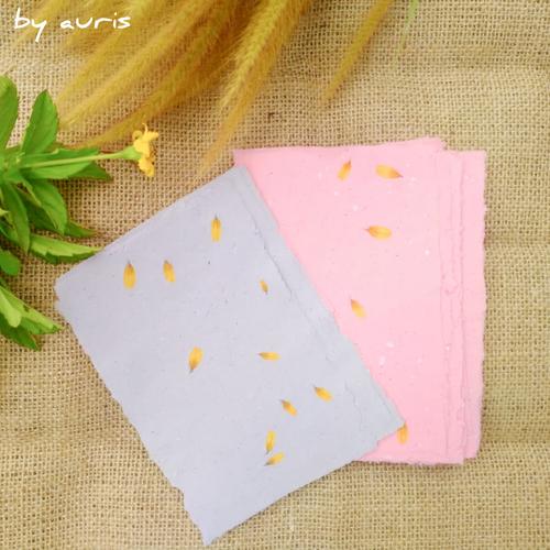 Jual Flower Handmade Paper / Recycle Paper / Kertas Daur Ulang - Abu ...
