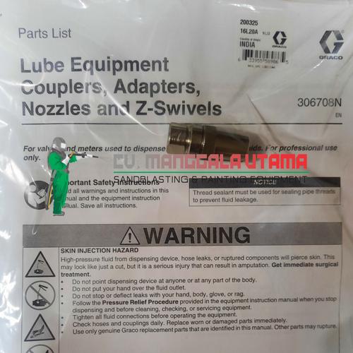 Jual Graco 200325 Hydraulic Coupler - Jakarta Timur - Elcometer Jakarta ...