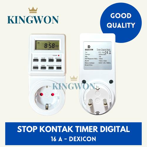 Jual STOP KONTAK LISTRIK DIGITAL TIMER SWITCH STOPKONTAK TIMER OTOMATIS ...