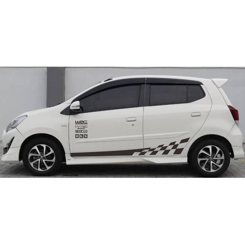 Jual Cutting Stiker Mobil Agya Ayla Brio Jazz Motif Simpel Sticker ...