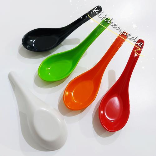 Jual Sendok Bebek Melamin Sendok Bubur Tebal Kuah Sayur Sop Sup 13,5 cm ...