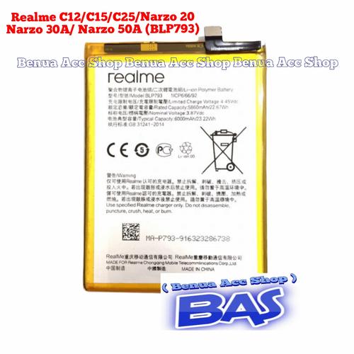 Jual Baterai Batre Battery Realme C25 C25s BLP793 - Jakarta Utara ...