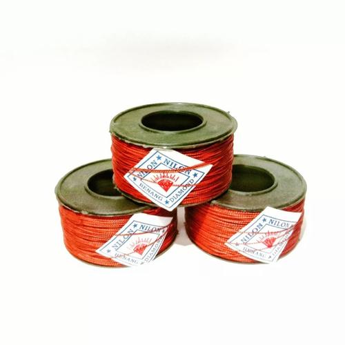 Jual Benang nylon / benang sol sepatu 1 pak isi 24 roll - Cokelat ...