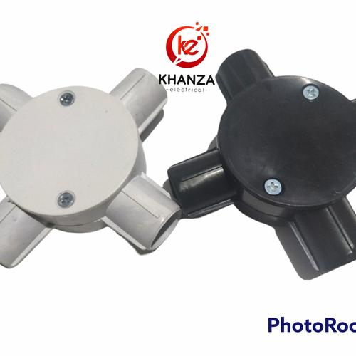 Jual Tee dus T DUS 4 cabang untuk pipa conduit - Putih - Kab. Bogor ...
