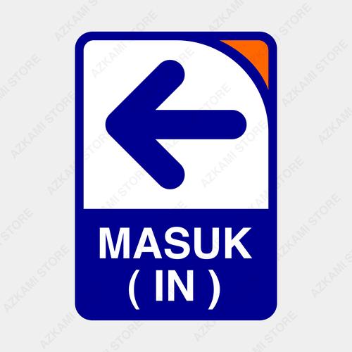 Promo Rambu Petunjuk Arah Kanan atau Kiri 35cm x 50cm Plat Alumunium ...