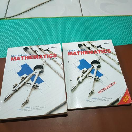 Jual new syllabus mathematics. 7th edition. textbook & workbook 1 ...