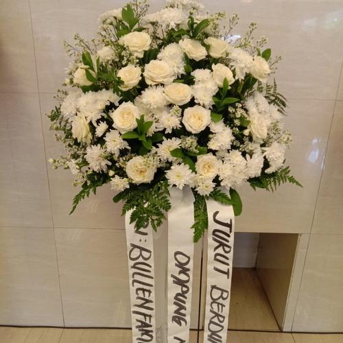 Jual Standing bunga duka cita, rangkaian bunga duka cita, ucapan ...