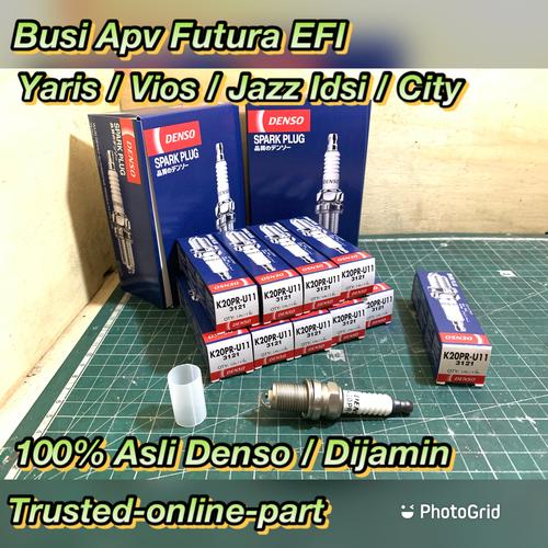 Jual Busi K20PR-U11 Jazz City Yaris Vios Apv Futura Brio 100% Asli ...