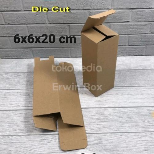 Jual Kardus Box Diecut uk. 6x6x20 cm Kotak Botol karton - Jakarta Barat ...