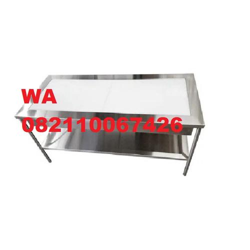 Jual Meja Pemeriksaan dengan Lampu LED Inspeksi Benih Gambar Stainless ...