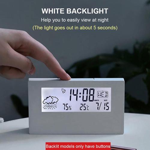 Jual Jam Alarm Digital Dengan Lampu LED Dan Kalender Untuk Meja ...