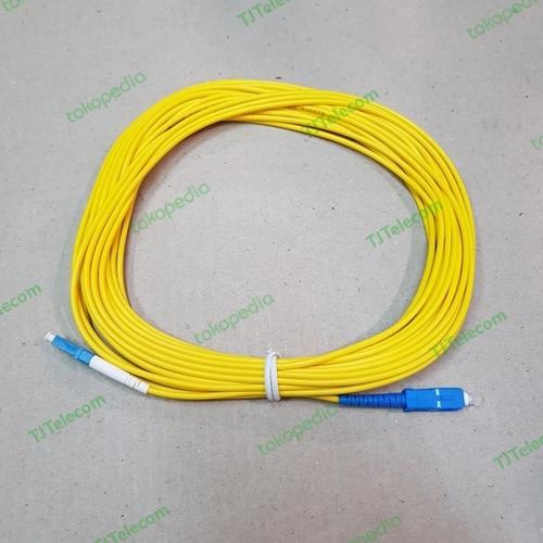 Jual patchcord optik / patchcore SC LC 10 meter simplek singlemode ...