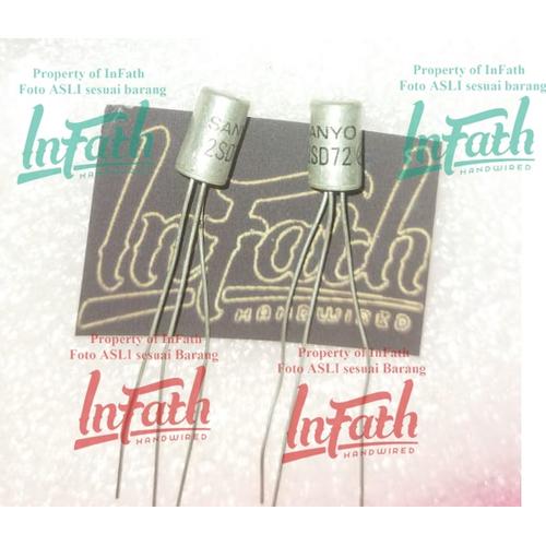 Jual Infath - 2SD72 germanium NPN transistor D72 JAPAN SANYO Fuzz Face ...