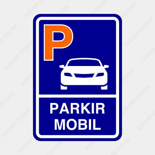 Promo Rambu Plang Parkir Mobil 35cm x 50cm Plat Alumunium - Kota ...