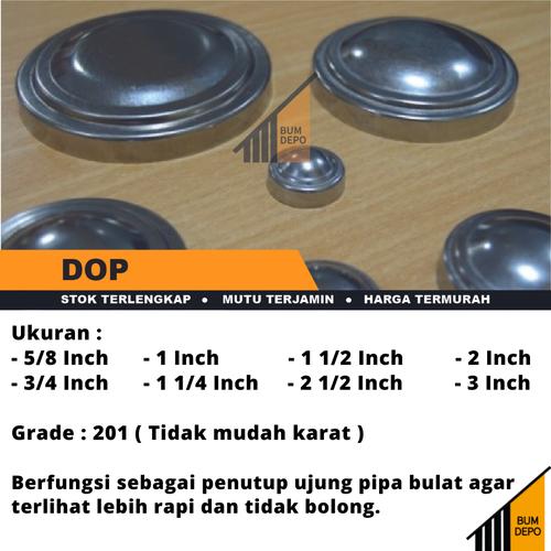 Jual DOP TUTUP PIPA STAINLESS STEEL 201 - 2 INCH - Jakarta Barat - BUM ...