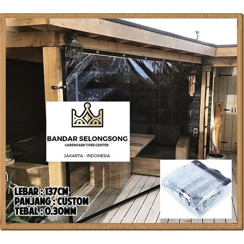 Jual Plastik PVC Bening Krei Gazebo Outdoor Penahan Hujan Custom ...