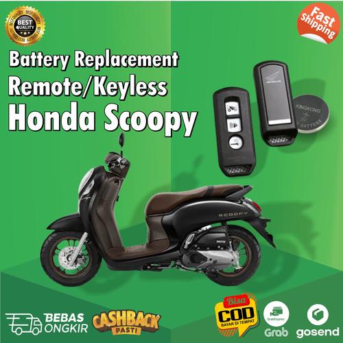 Promo Honda Scoopy F1 Baterai Remote Kunci Battery Pengganti Sepeda ...