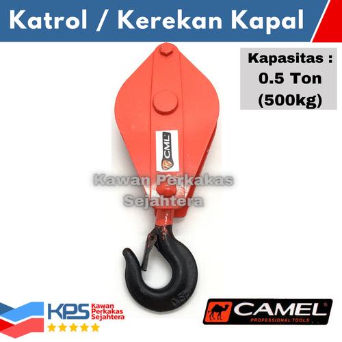 Jual CAMEL Katrol Kapal 0.5 Ton (500 kg) | Kerekan Timba Sumur Alat ...