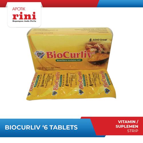Jual Biocurliv Tablet '6 - Jakarta Timur - Apotik Rini Jakarta | Tokopedia