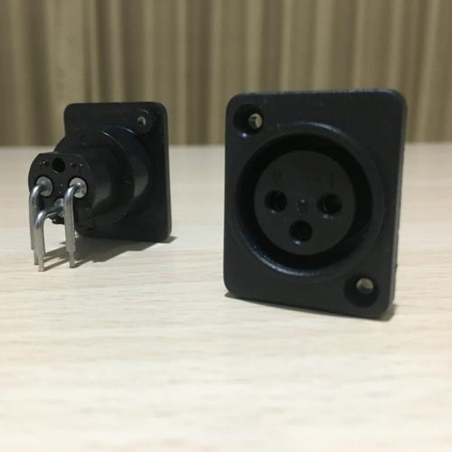 Jual SOCKET SOKET CANON XLR FEMALE BODI BODY SASIS KOTAK PVC PLASTIK ...