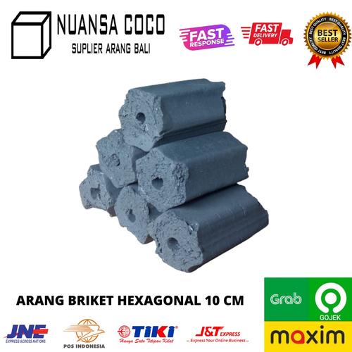 Jual Arang Briket Hexagonal 10 cm BBQ - Nuansa Coco Bali - Kota ...